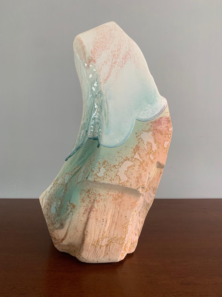 Tony Evans Large Raku Vase For Sale at 1stDibs