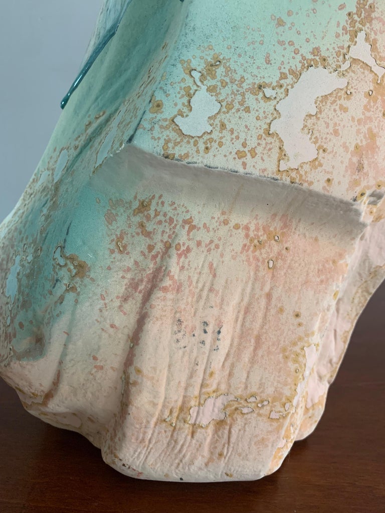 Tony Evans Large Raku Vase For Sale at 1stDibs