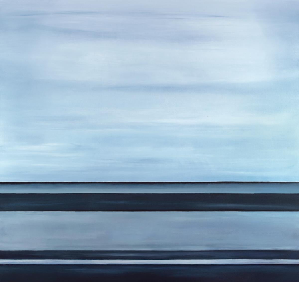 Tony Iadicicco - "Sandy Oasis," Abstract Oil Painting For Sale at 1stDibs