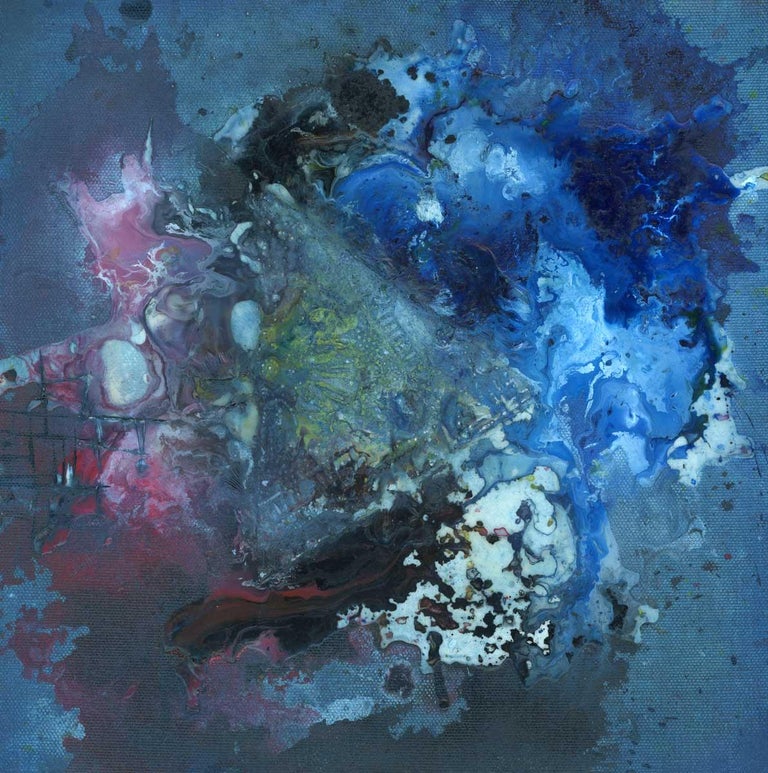Tony Iadicicco - "Ocean Sea 1," Abstract Painting For Sale at 1stDibs