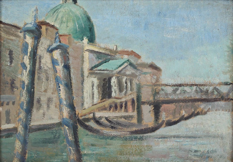 Tony J. Sisti - Antique American Impressionist Venice Italy Original ...