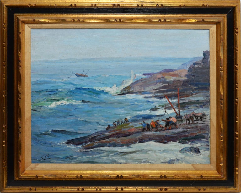 Tony J. Sisti - Impressionist View of Lake Erie by Tony Sisti at 1stDibs
