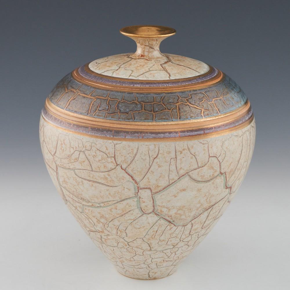 Tony Laverick Studio Pottery Vase, circa 1992 For Sale at 1stDibs