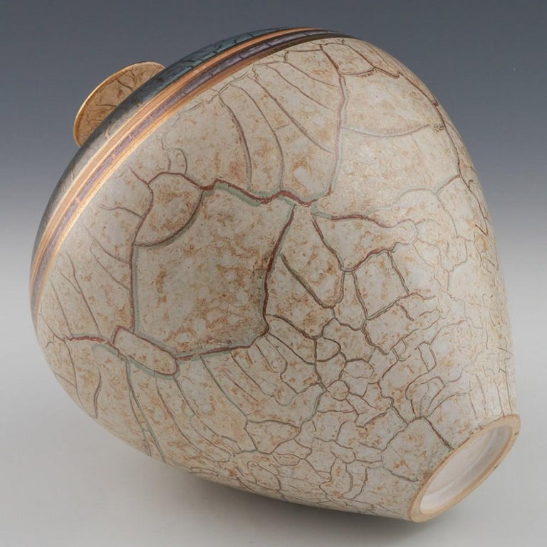 Tony Laverick Studio Pottery Vase c1992 For Sale at 1stDibs