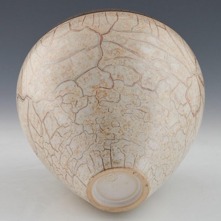 Tony Laverick Studio Pottery Vase c1992 For Sale at 1stDibs