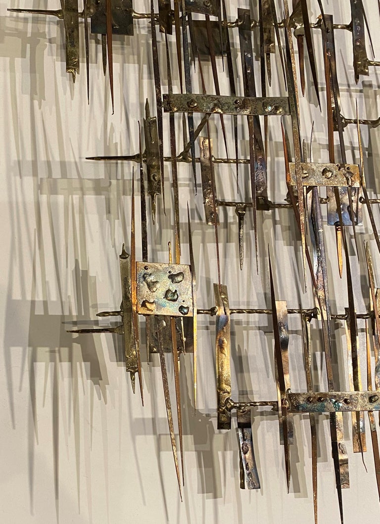 Tony Melendy - Brutalist Wall Sculpture For Sale at 1stDibs
