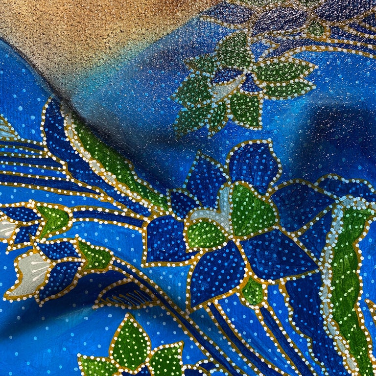 Tony Ng - "Exploration of Love #5", Batik sarong in folding heart ...