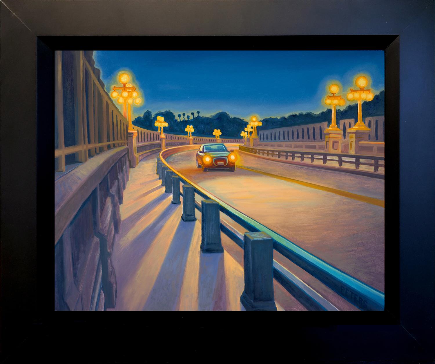 Tony Peters - Night Bridge; Colorado Street Bridge, Pasadena For Sale ...