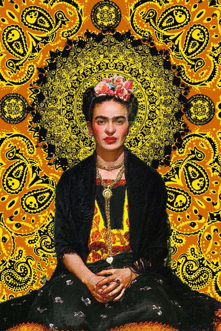 Tony Rubino - Frida Kahlo 3, Painting, Acrylic on Canvas at 1stDibs