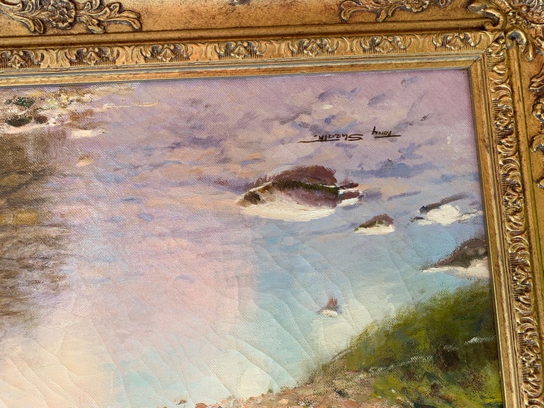 Tony Sheath - Impressionist landscape during an English Summer, the ...