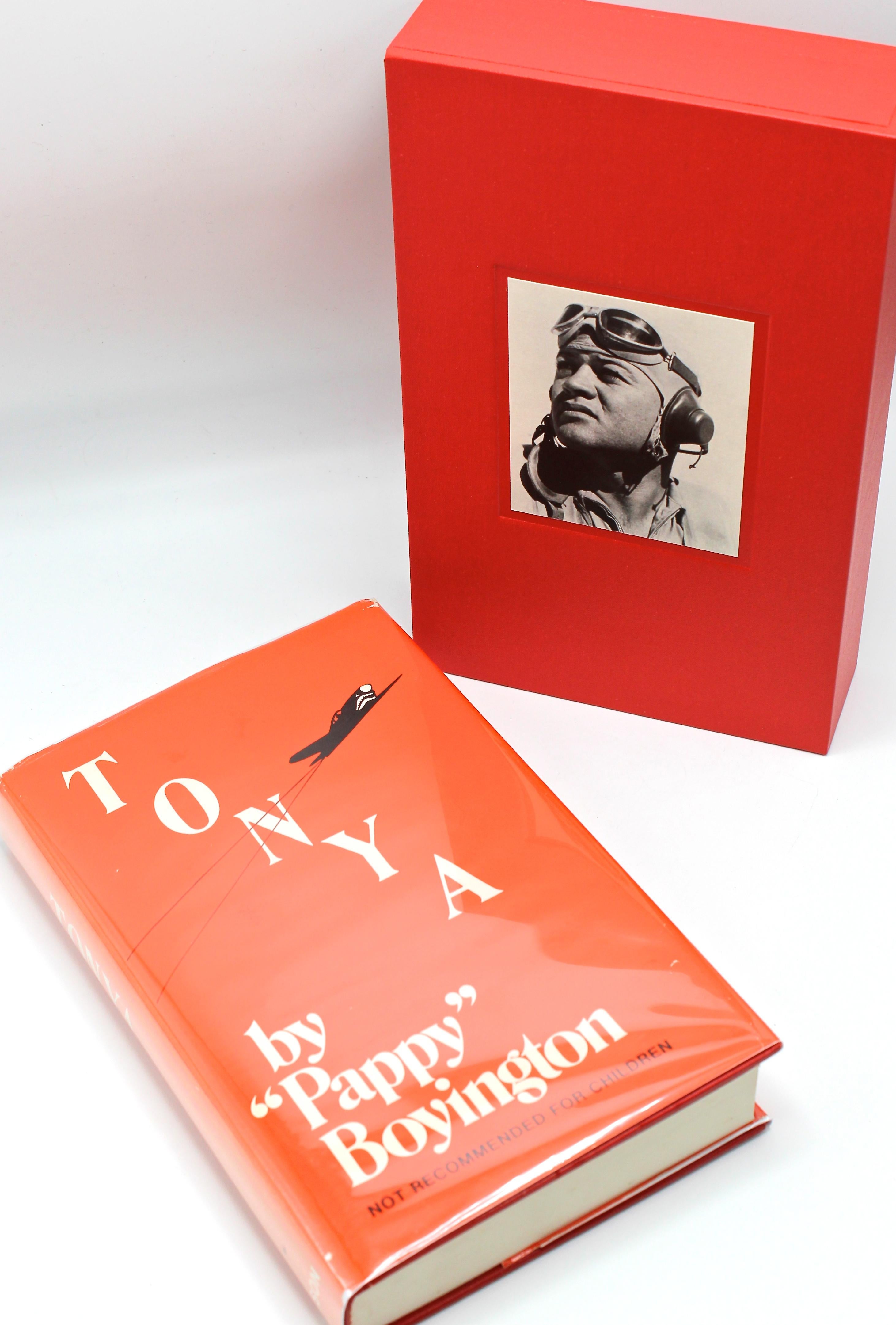 "Tonya" Signed by Pappy Boyington, First Edition, Seventh Printing ...