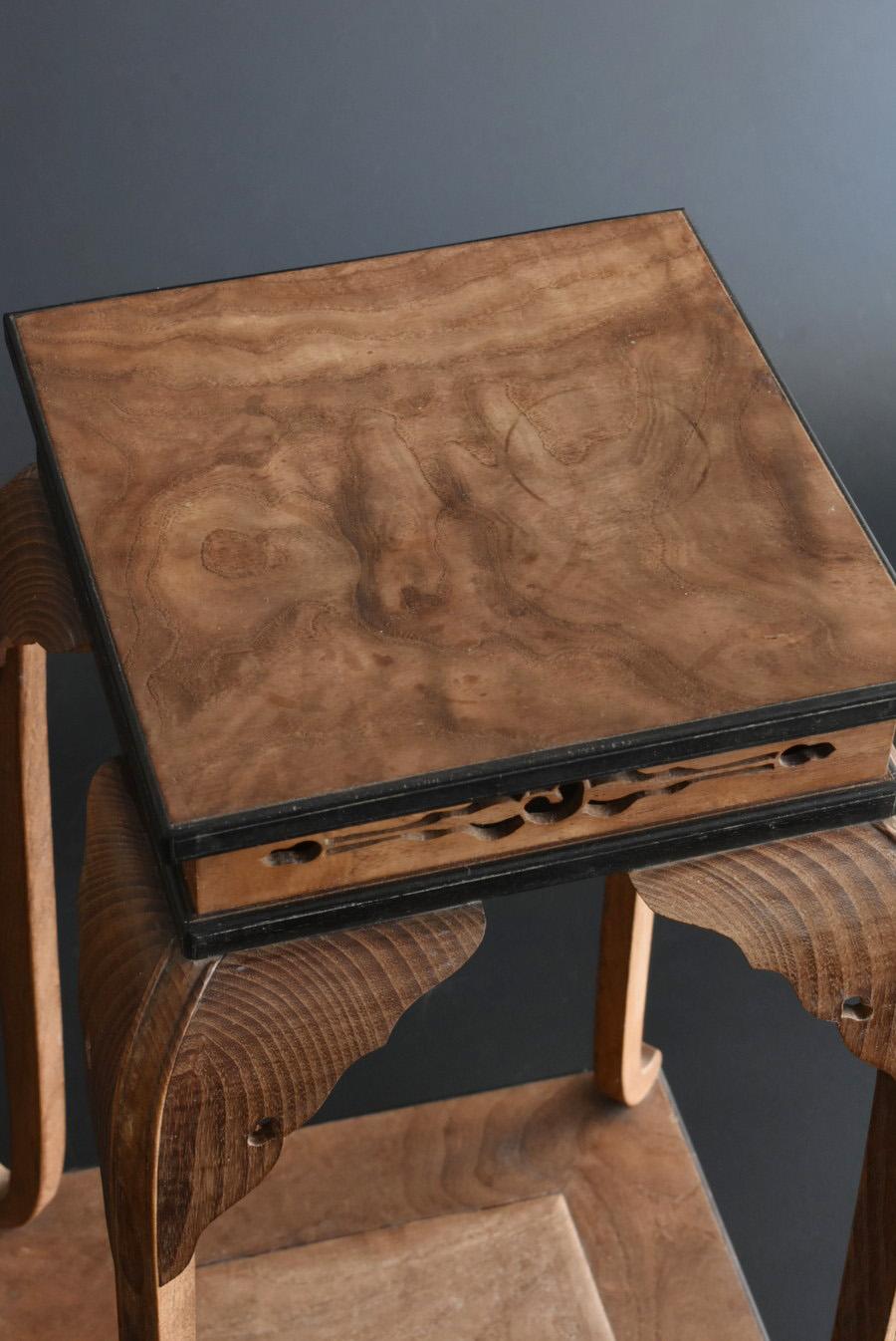 Top-Class Antique Display Stand Made in Japan Using Mulberry Wood For ...
