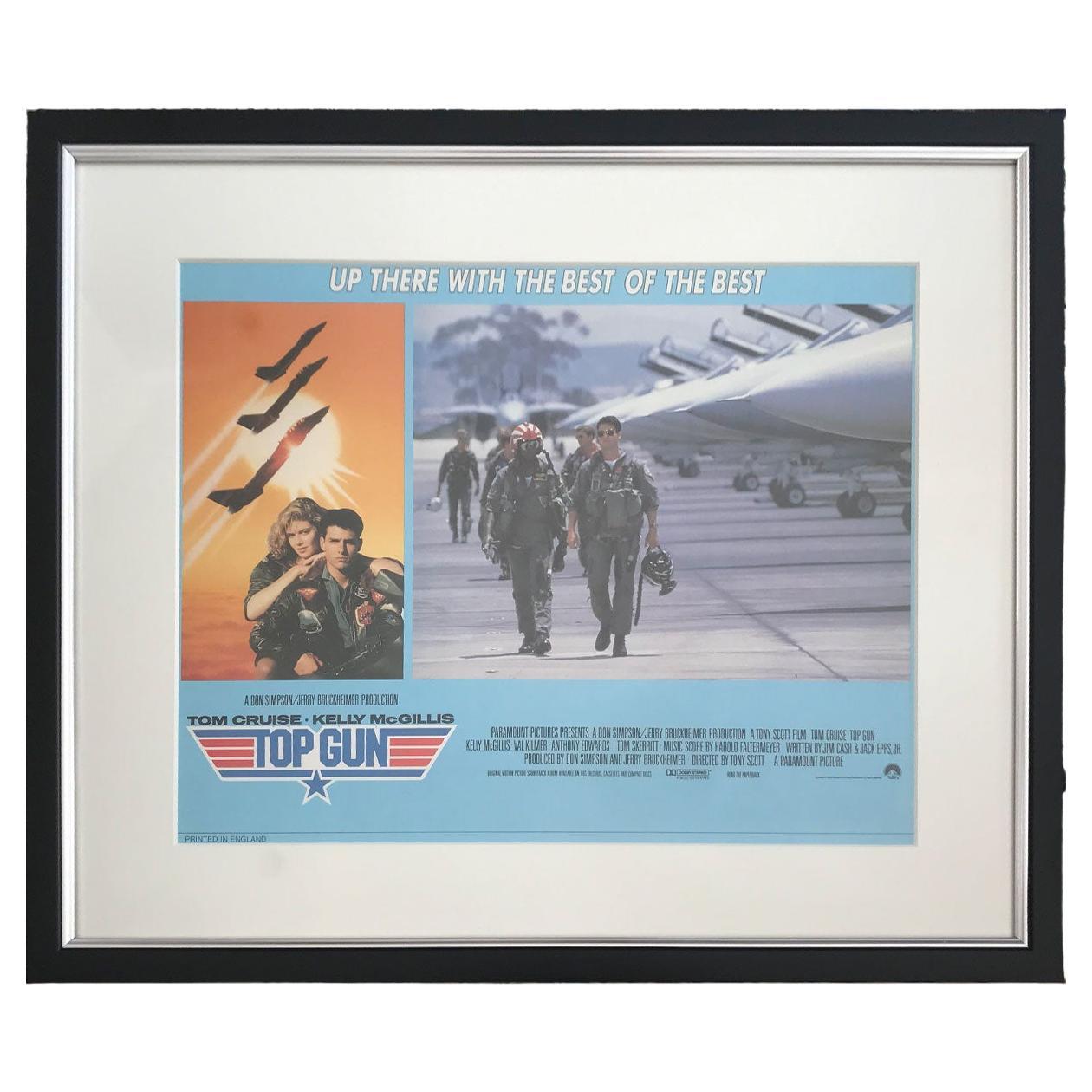 Top Gun, Framed Poster, 1986, Card Number 2 at 1stDibs