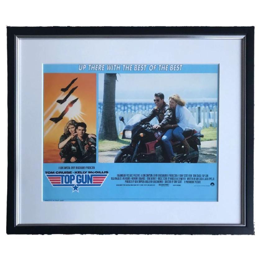 Top Gun, Framed Poster, 1986, Card Number 4 For Sale at 1stDibs