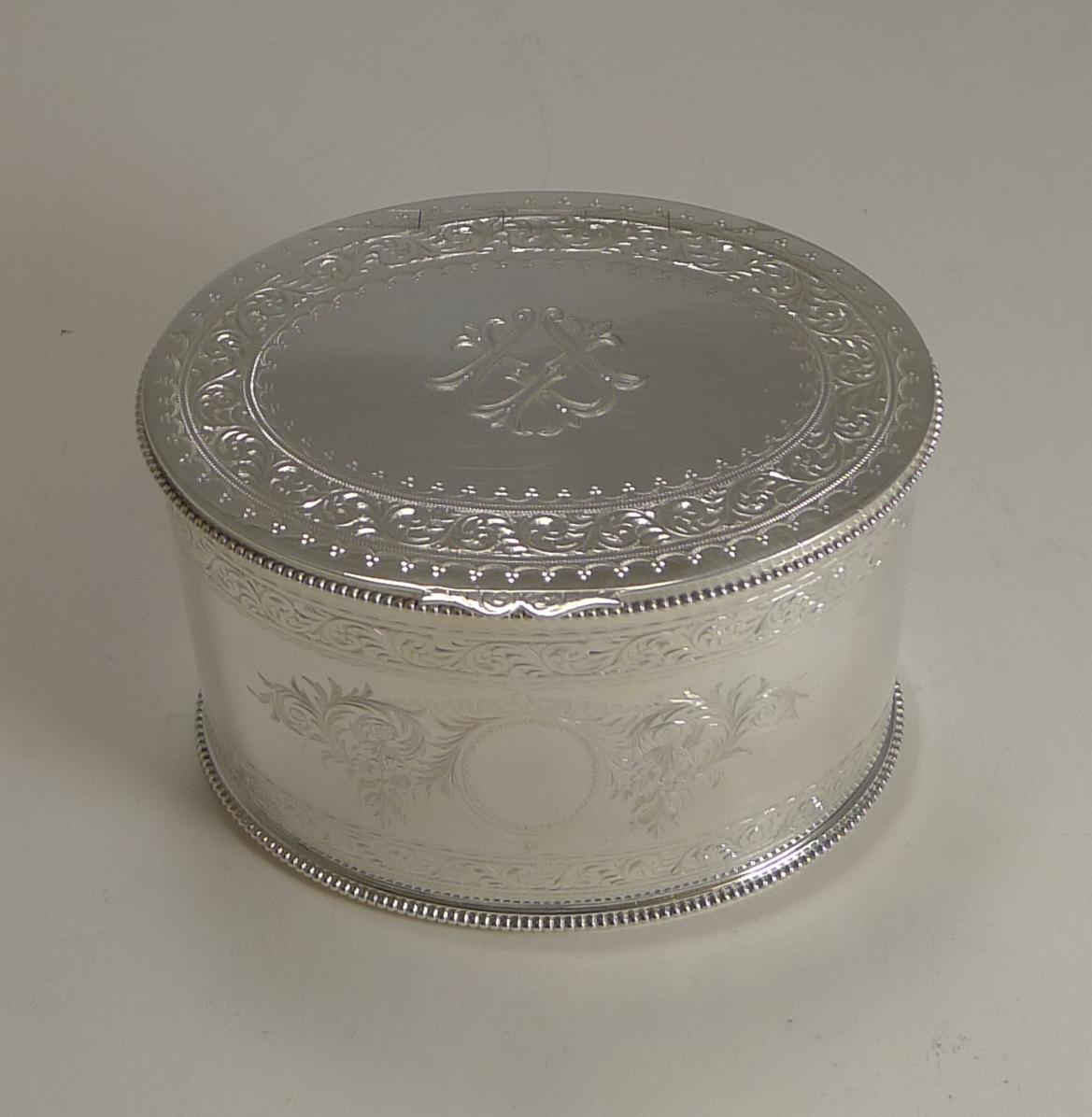 Top Notch Silver Plated Tea Caddy by Elkington and Co., 1880 at 1stDibs ...