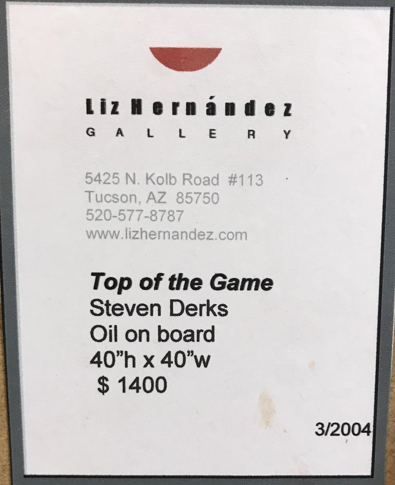 "Top of the Game" Contemporary Abstract Art by Steven Derks, Oil on ...