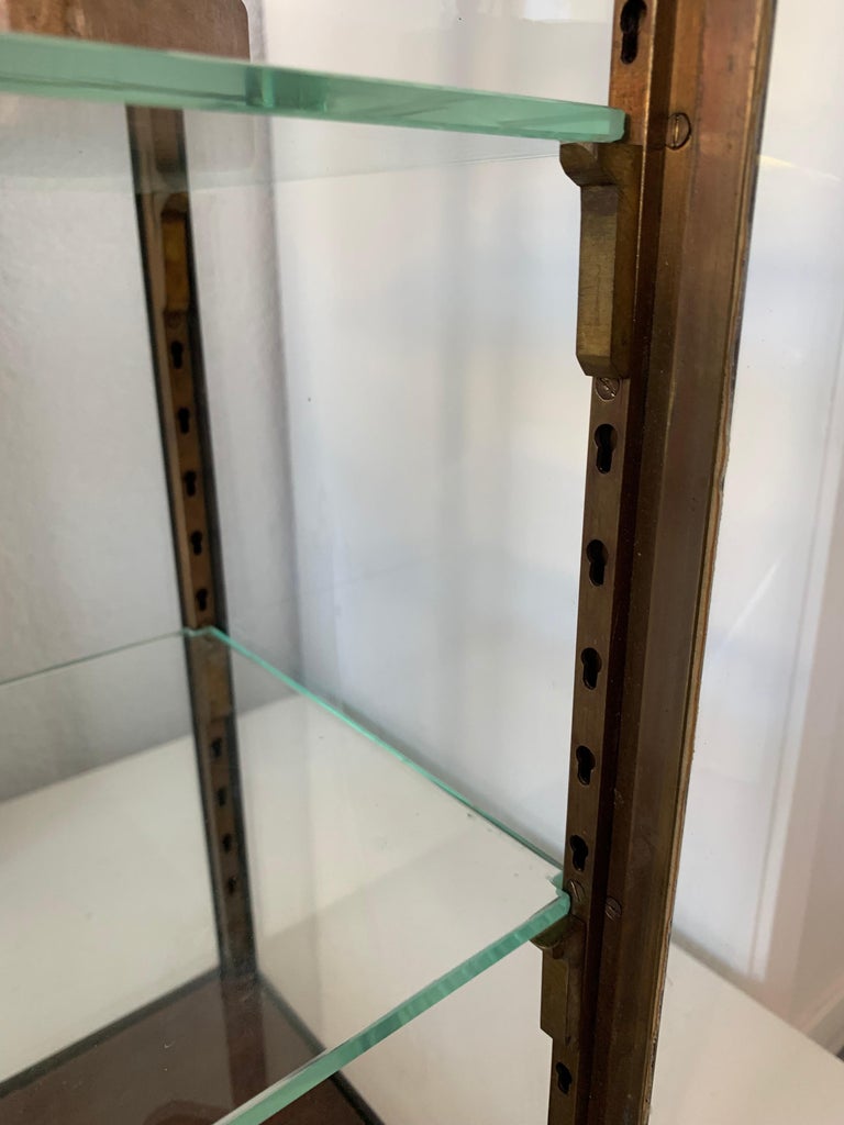 Top Quality Antique Brass and Glass Display Cabinet for Rolex / Jewelry ...