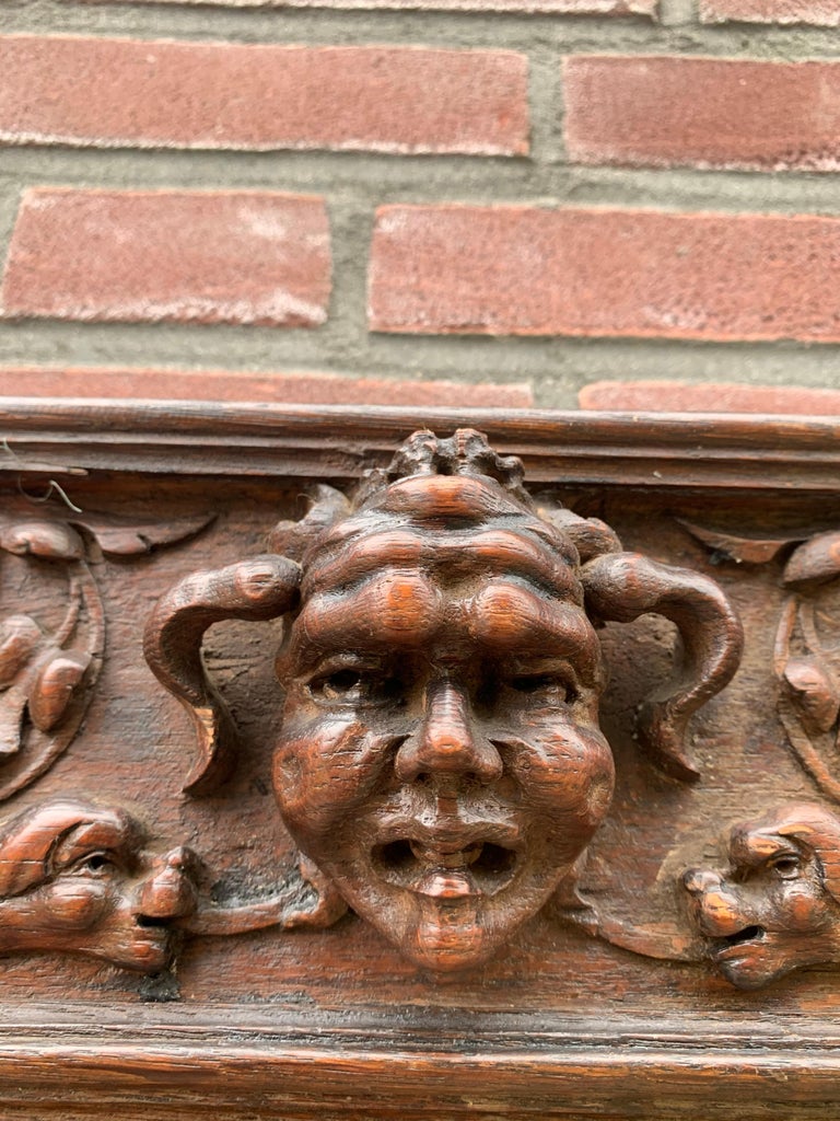 Top Quality Early Antique Renaissance Revival Wall Mirror Sculptured ...