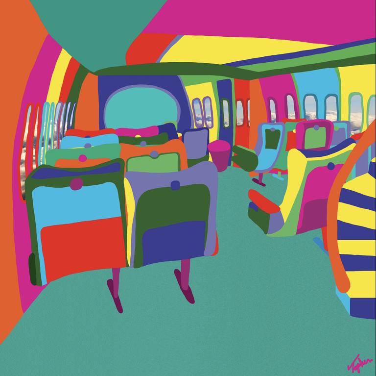 Topher Straus - First Class, Modern Figurative Expressionist Painting ...