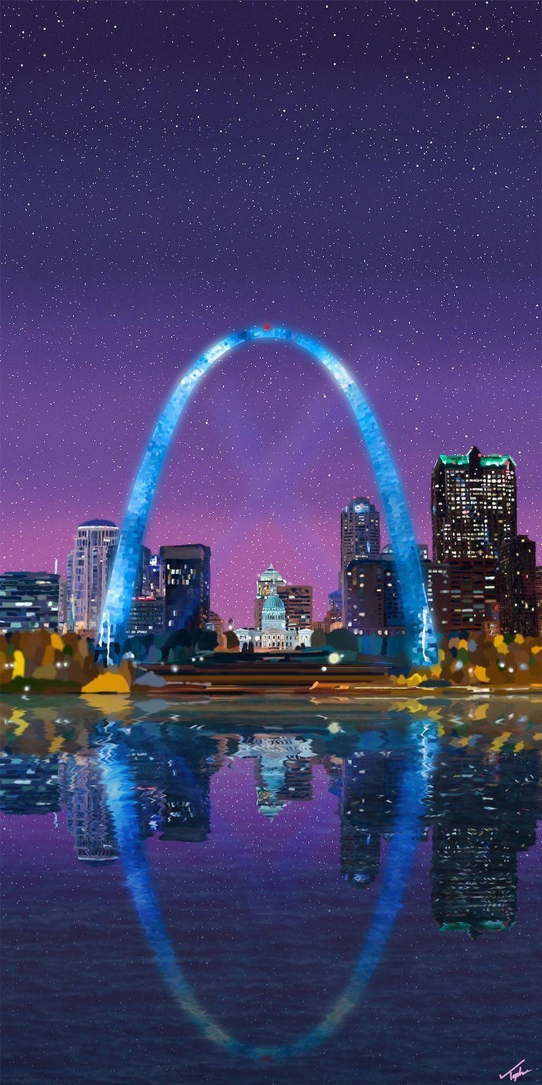 Topher Straus - Gateway Arch National Park, Original Modern ...