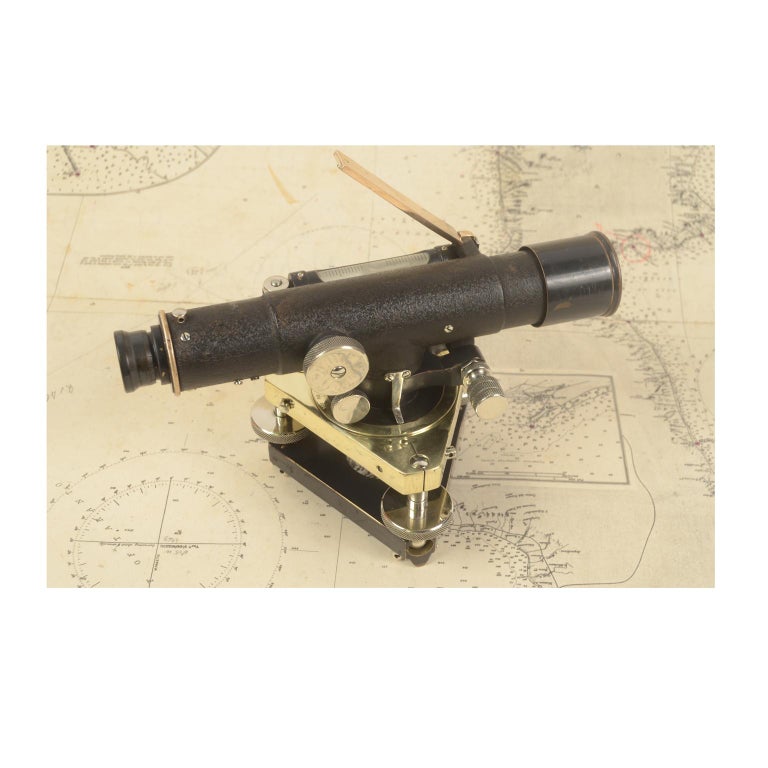 Topographic Brass Level Surveyor Instrument by Stanley circa 1870 ...