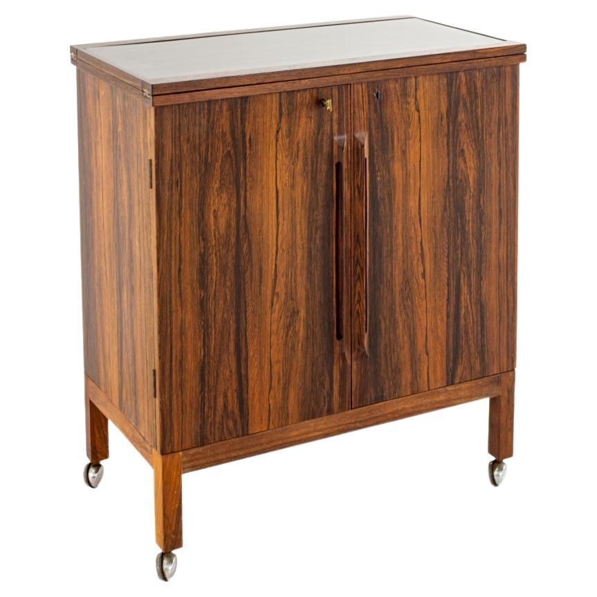 Expandable Bar Cart by Brown Saltman at 1stDibs