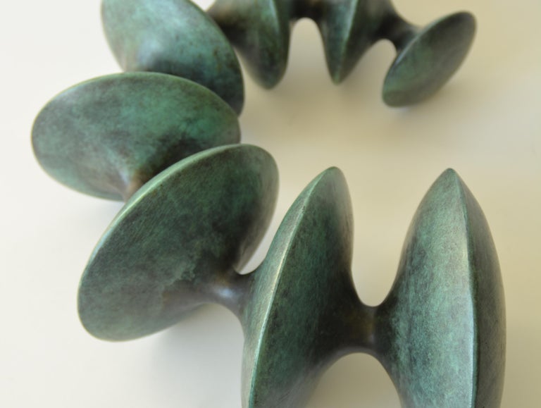 Torc, a limited edition patinated bronze sculpture by Vivienne Foley ...