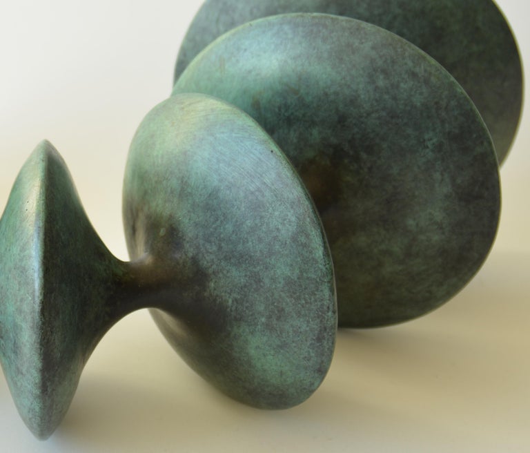Torc, a limited edition patinated bronze sculpture by Vivienne Foley ...