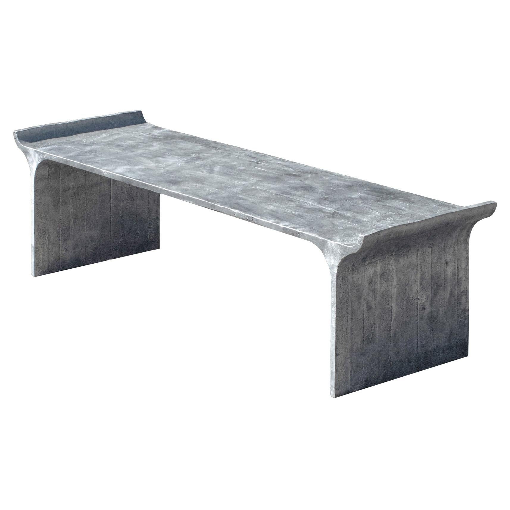 TORI Contemporary Low Stool in Sand Cast Aluminium by Ries For Sale at ...