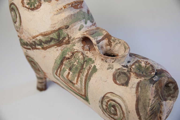 Torito de Pucara Antique Painted Terra Cotta Pottery Peruvian Bull ...