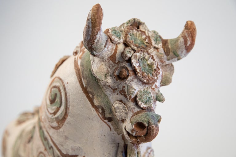 Torito de Pucara Antique Painted Terra Cotta Pottery Peruvian Bull ...