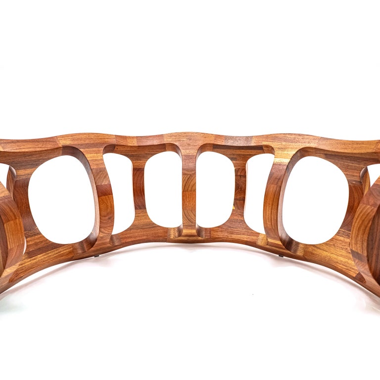 Toro G10, Geometric Sculptural Center Table Made of Solid Wood by Pedro ...