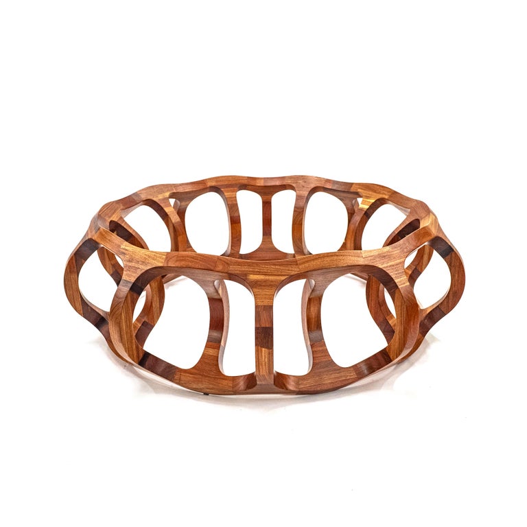Toro G10, Geometric Sculptural Center Table Made of Solid Wood by Pedro ...