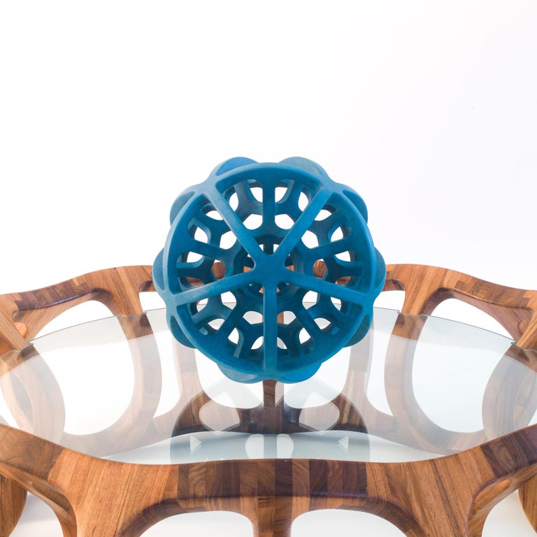 Toro G10, Geometric Sculptural Center Table Made of Solid Wood by Pedro ...