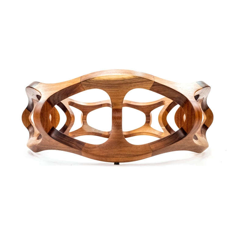 Toro G6, Geometric Sculptural Center Table Made of Solid Wood by Pedro ...
