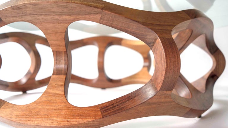 Toro G6, Geometric Sculptural Center Table Made of Solid Wood by Pedro ...