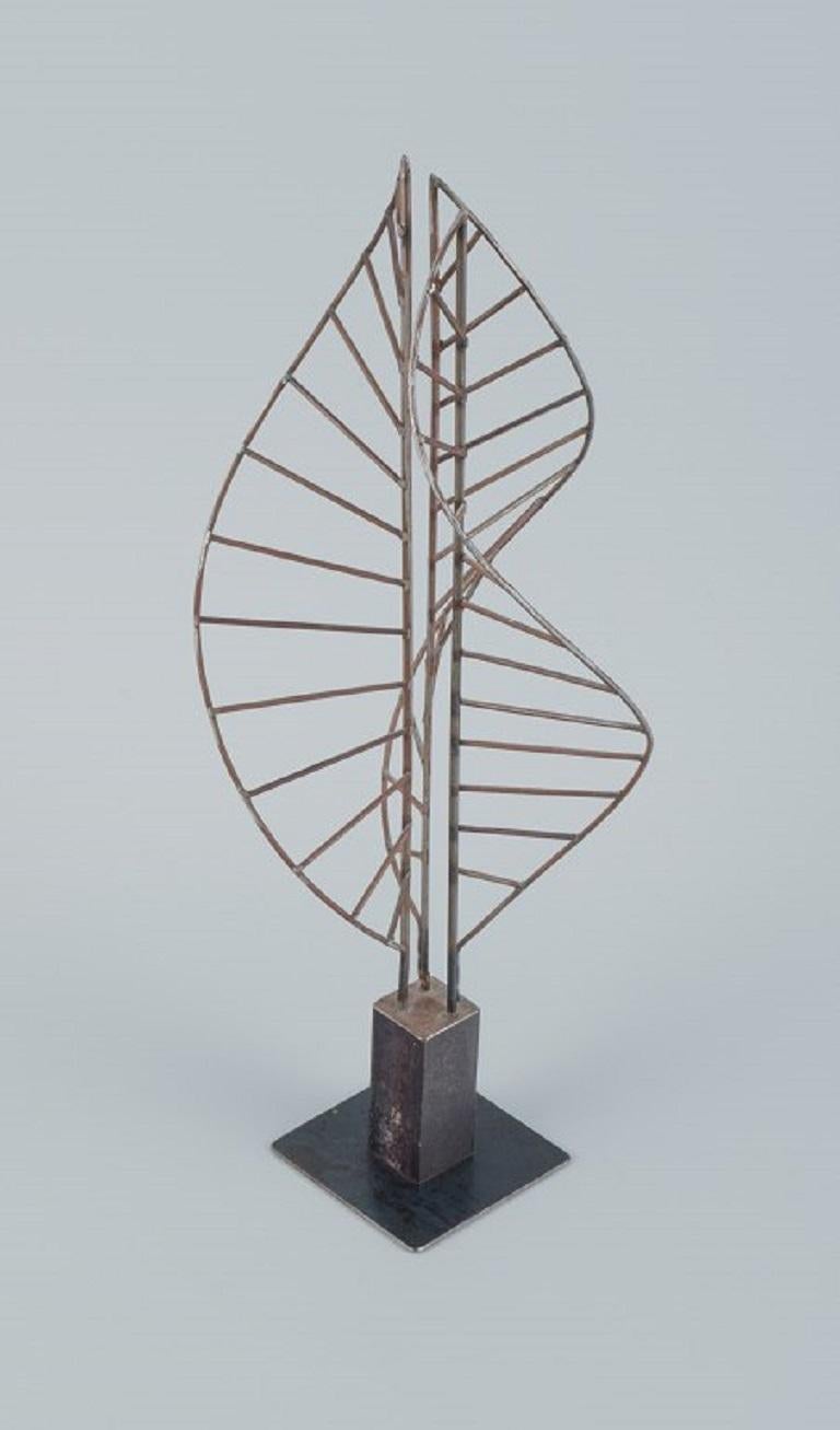 Torolf Engström, Swedish Sculptor, Unique Modernist Iron Sculpture For ...