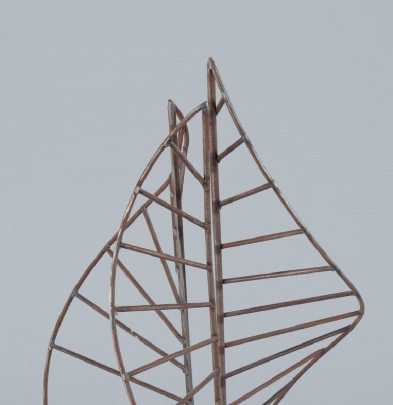 Torolf Engström, Swedish Sculptor, Unique Modernist Iron Sculpture For ...