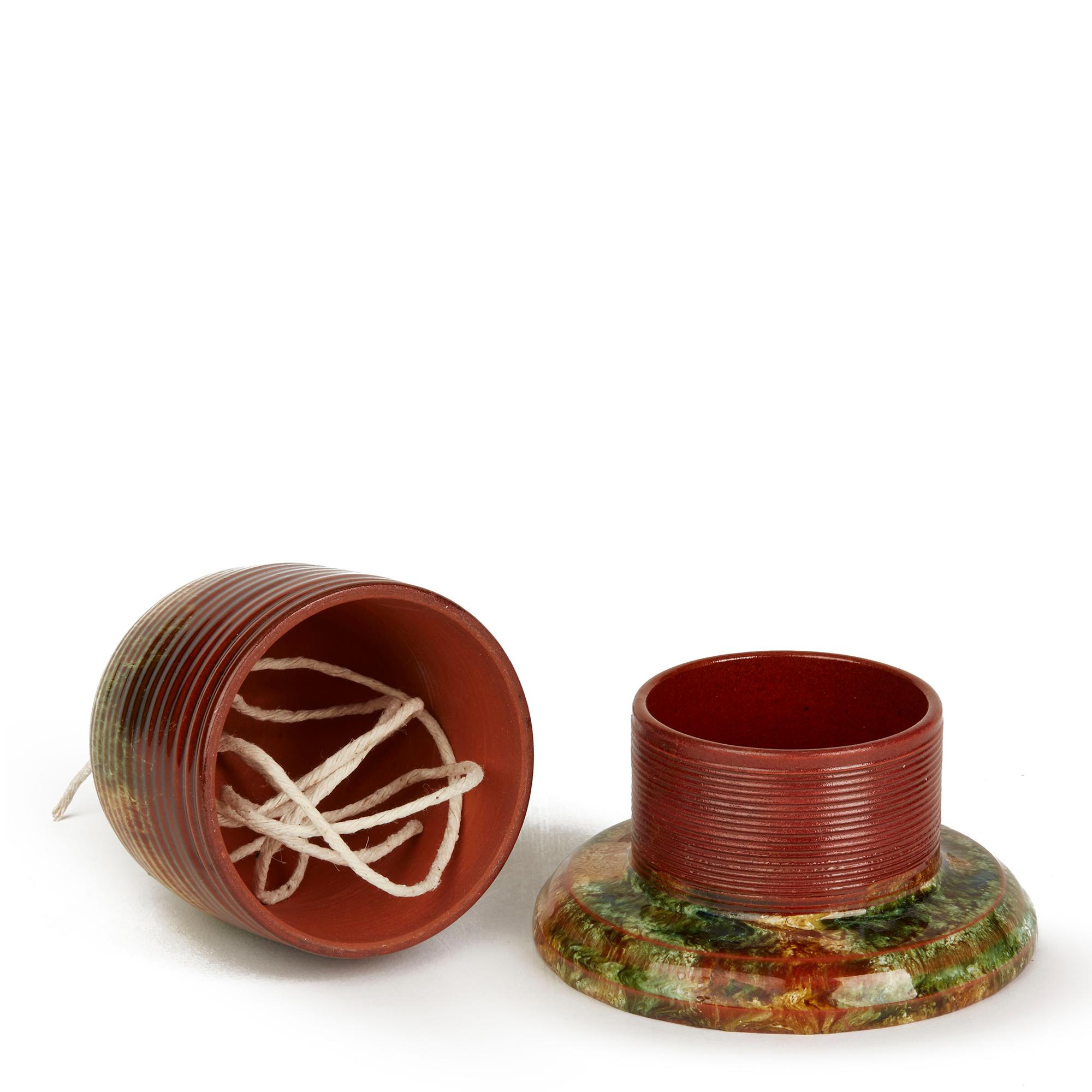 Torquay Terracotta Co Beehive Glazed Pottery String Dispenser at ...
