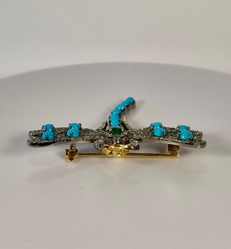 Navajo Turquoise Malachite Inlay Cuff Bracelet Elsie Yazzie For Sale at ...