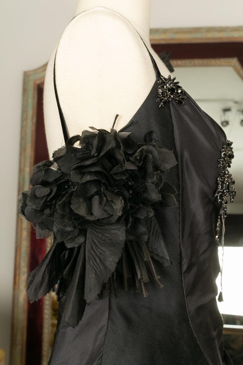 Torrente Haute Couture Black Dress For Sale at 1stDibs