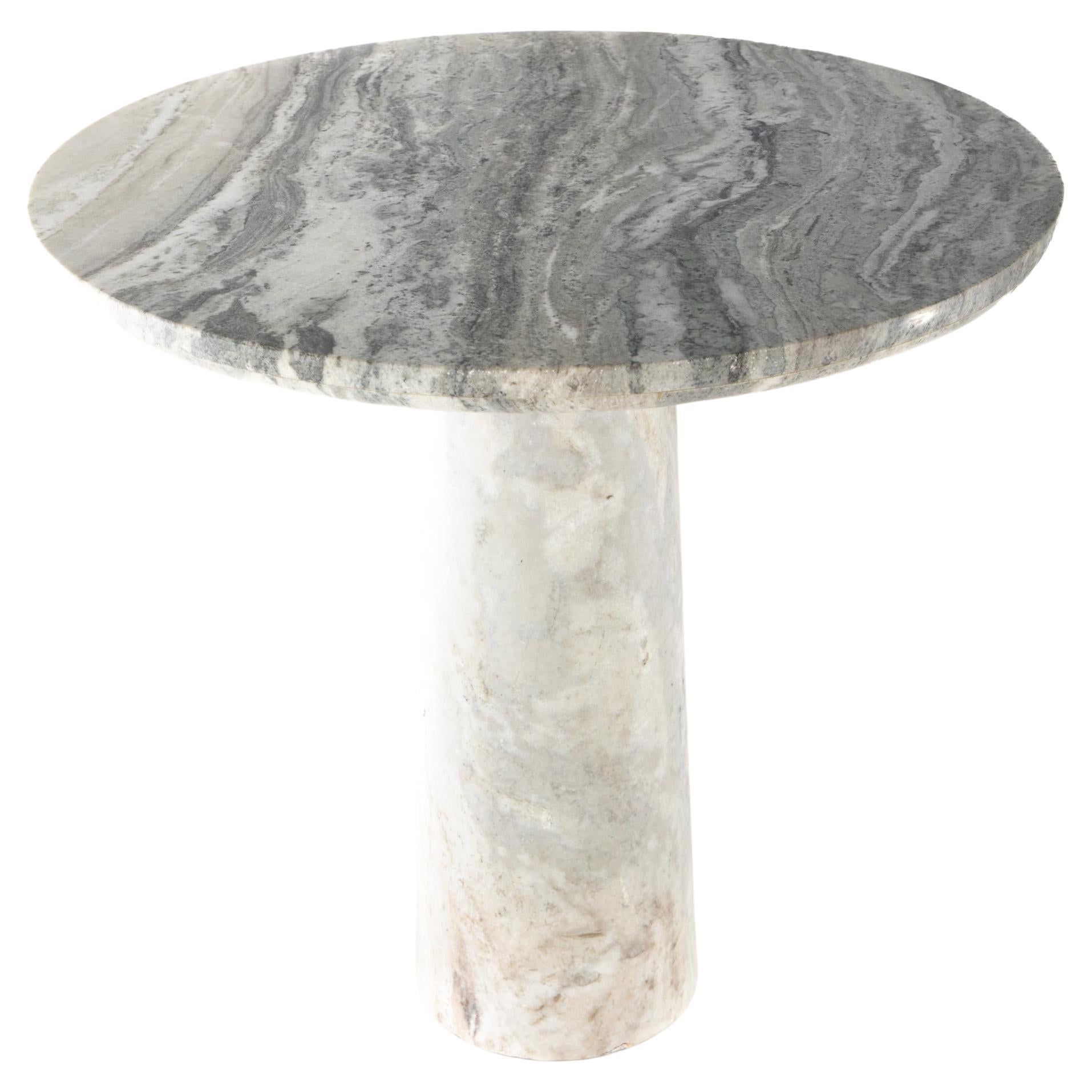 Round Art Deco Style End Table For Sale at 1stDibs