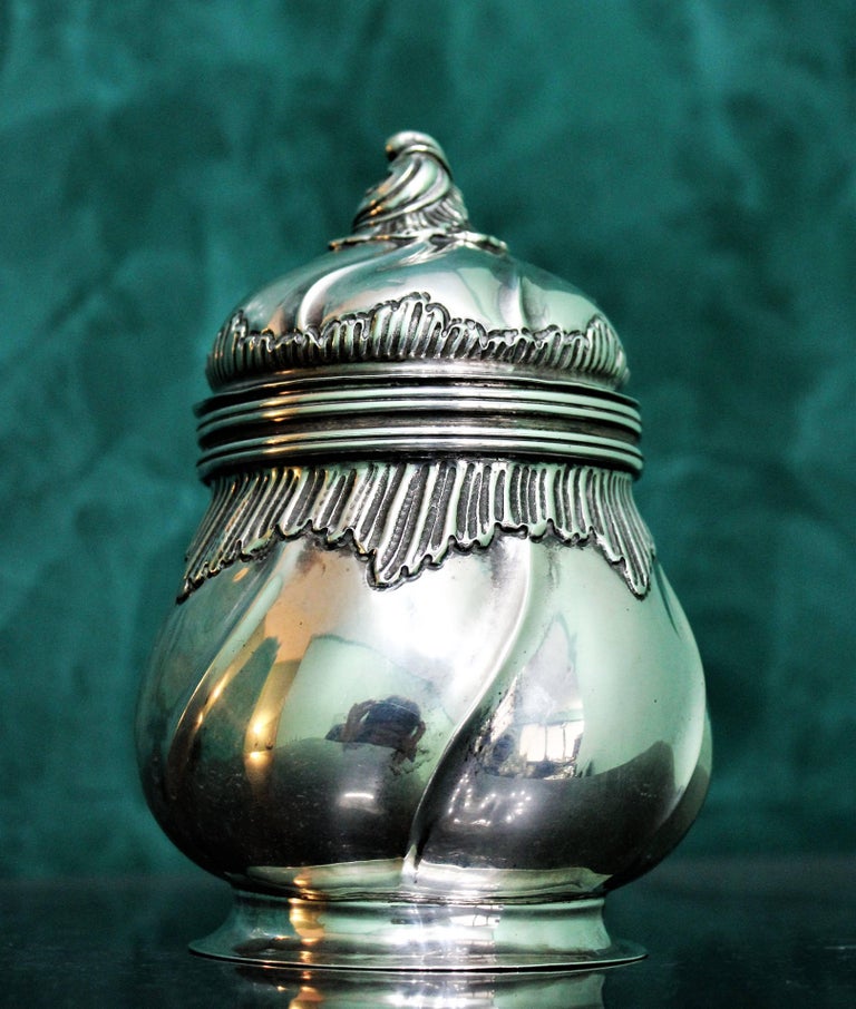 Torretta 18th Century Silver Rococo Italian Republic of Genova Sugar ...