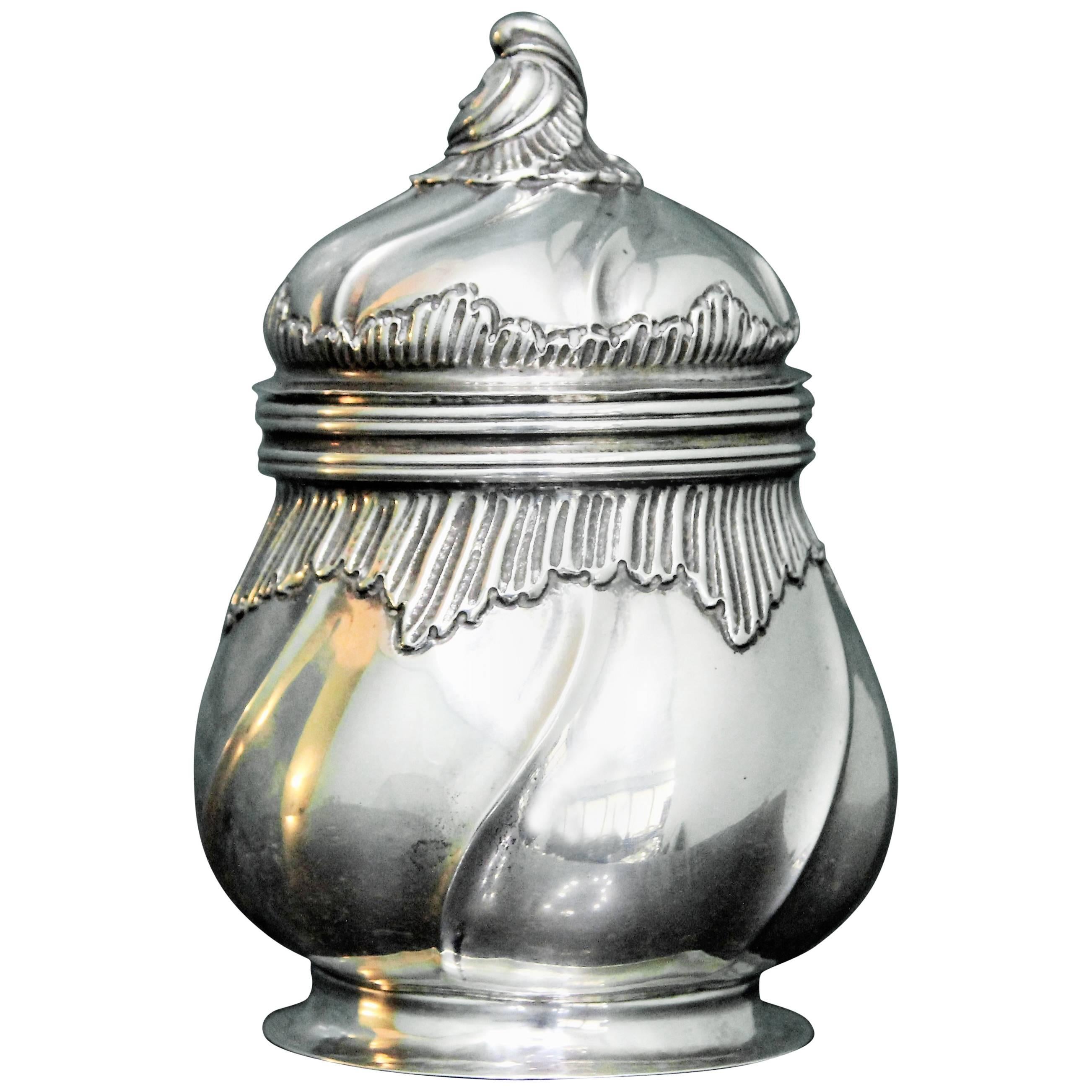 Torretta 18th Century Silver Rococo Italian Republic of Genova Sugar ...