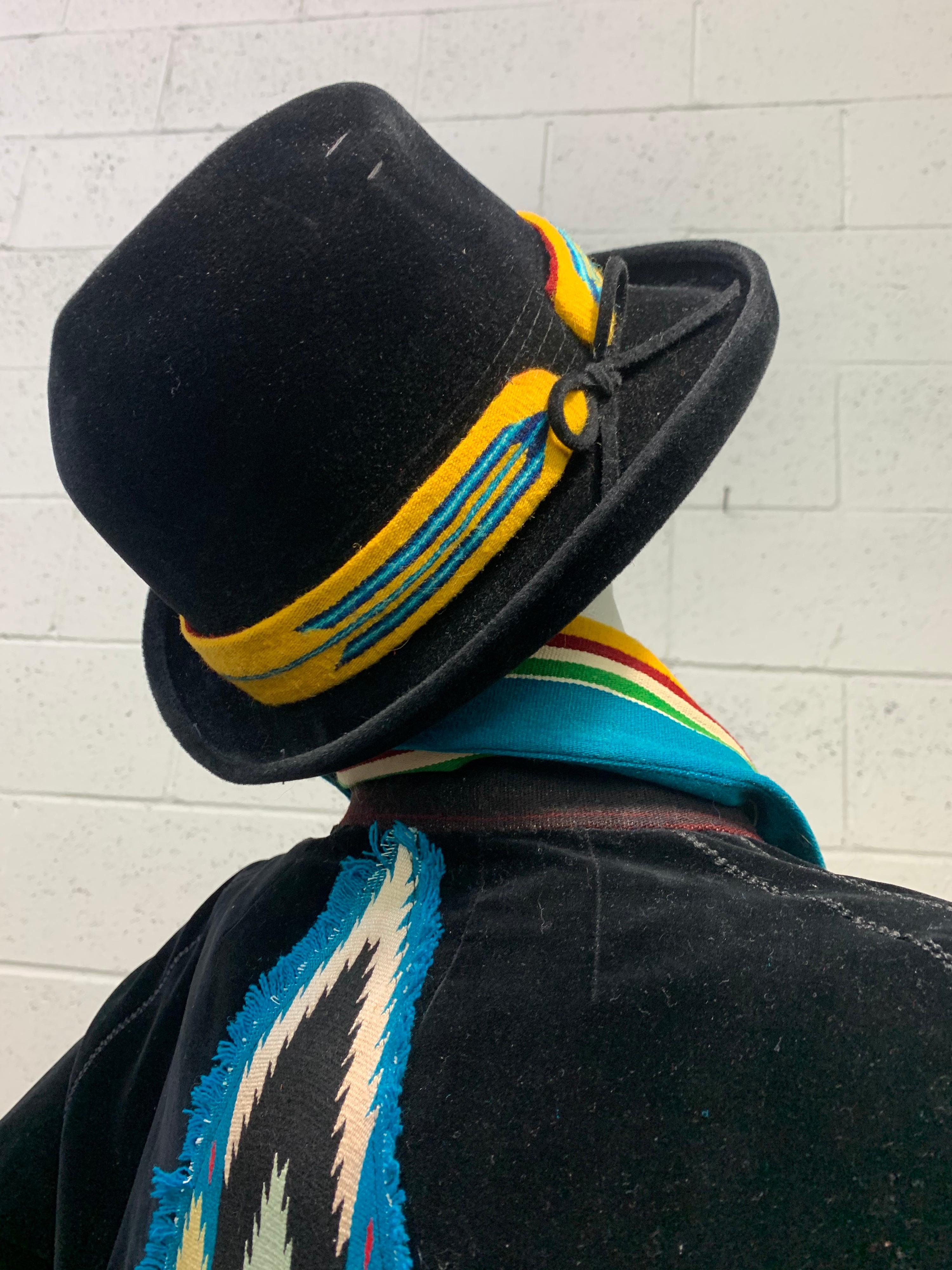 Torso Creations Deco Chimayo Applique Car Coat and Matching Black ...