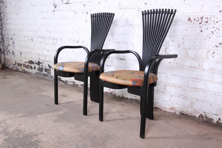 Torstein Nilsen for Westnofa Scandinavian Modern "TOTEM" Armchairs ...