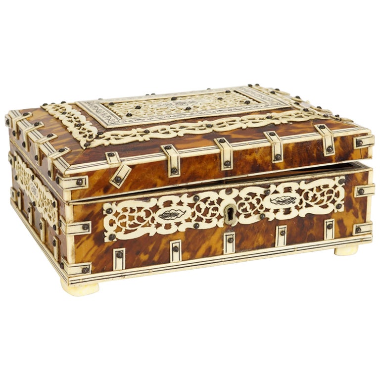 Tortoise Shell Decorative Box with Paw Feet. Tortoise Shell With Bun ...
