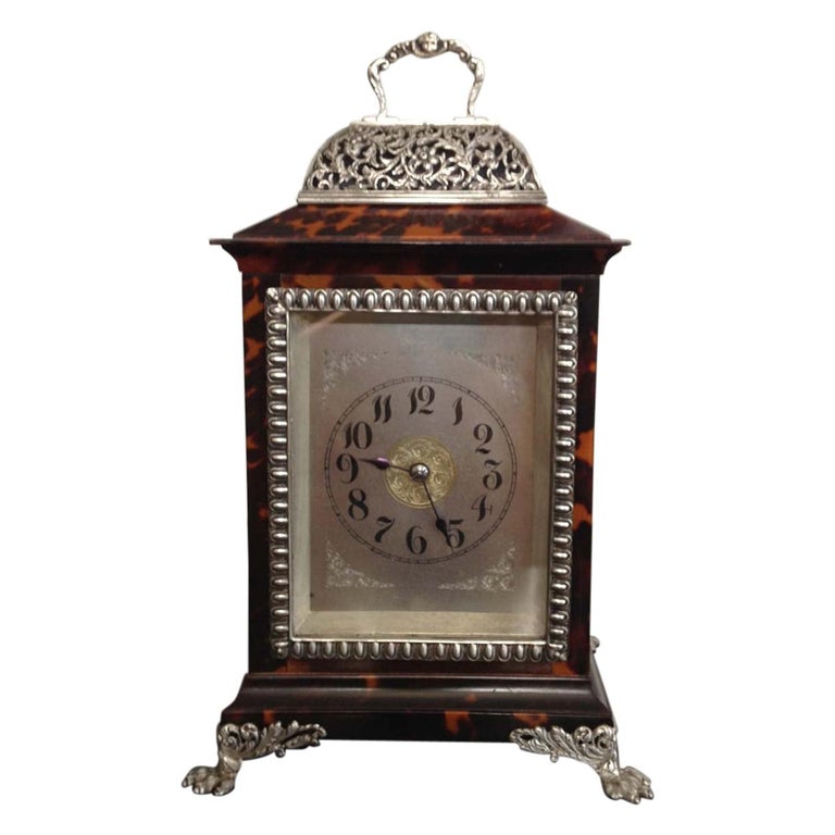 Tortoiseshell and Silver Carriage Clock, John Batson, London, circa ...