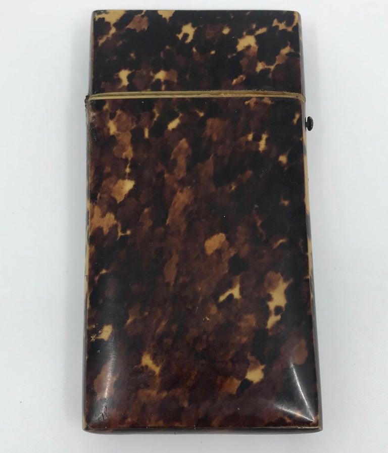 Tortoiseshell Cigarette Case at 1stDibs | tortoise shell cigarette case ...