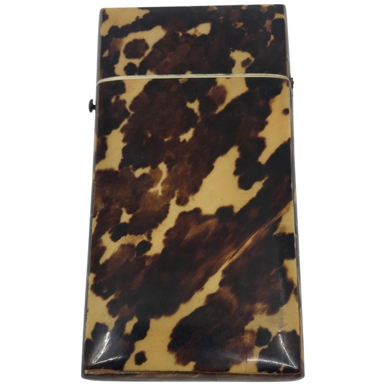 Tortoiseshell Cigarette Case at 1stDibs | tortoise shell cigarette case ...